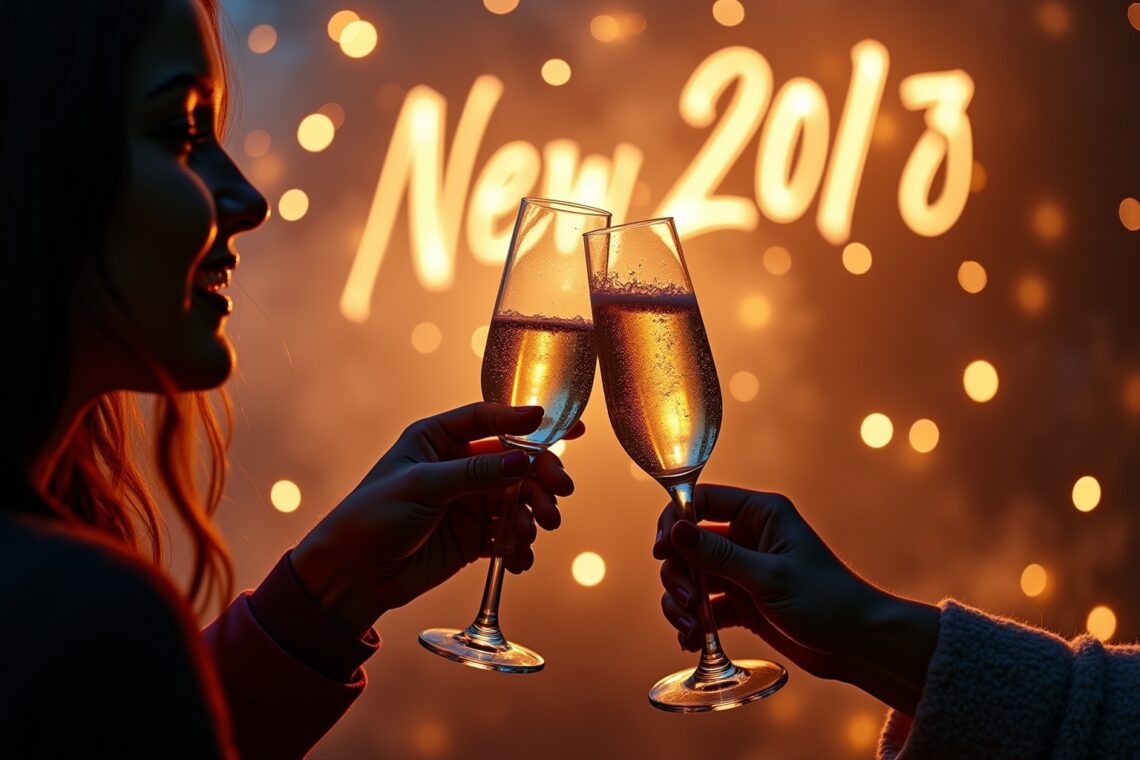 20 Neujahrssprüche für einen glänzenden Start